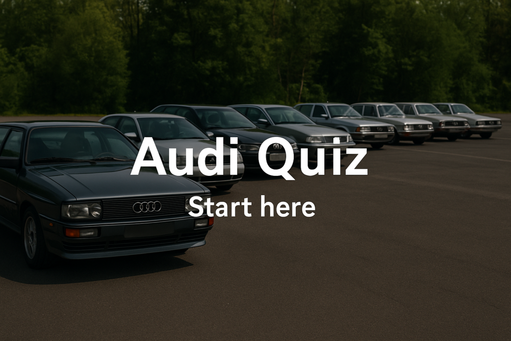 Audi Quiz – Hoe goed ken jij het merk met de vier ringen? - Matthys Blog